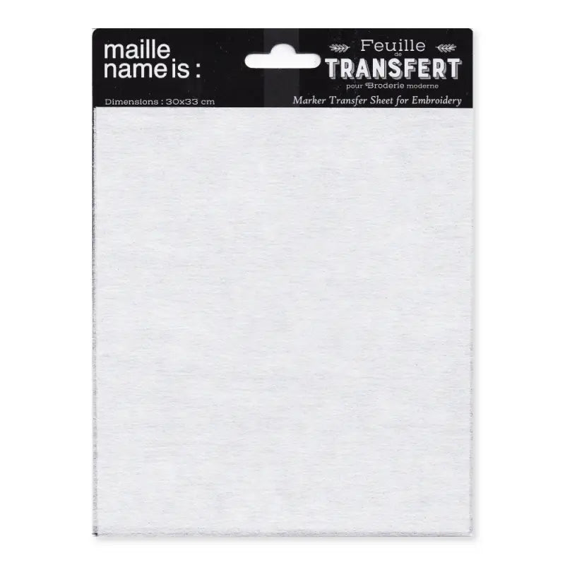 Embroidery Transfer Sheets